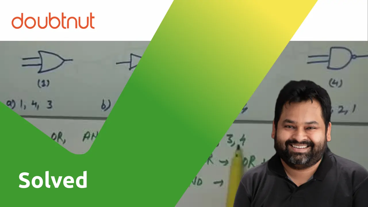 Given below are four logic gate symbols. Those for OR, NOR and NAND ar