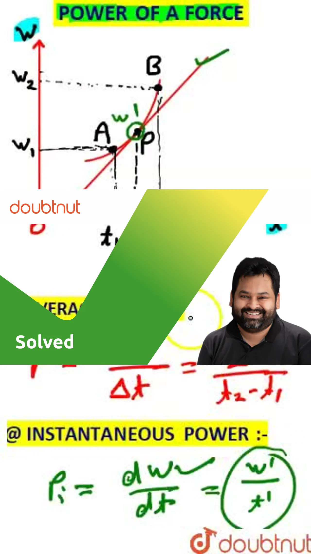 [Solved] Power of Force