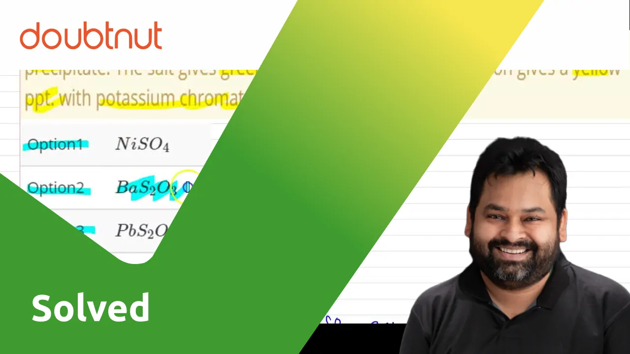 A salt on treatment with dil. HCl gives a pungent smelling gas and a y
