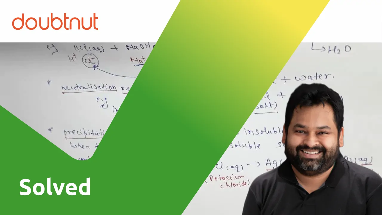 What is a double decomposition reaction ? Give an example each for neu