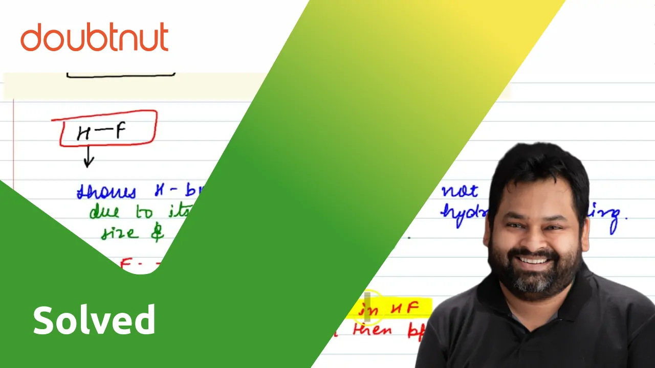 Why HF has higher boiling point than HCl