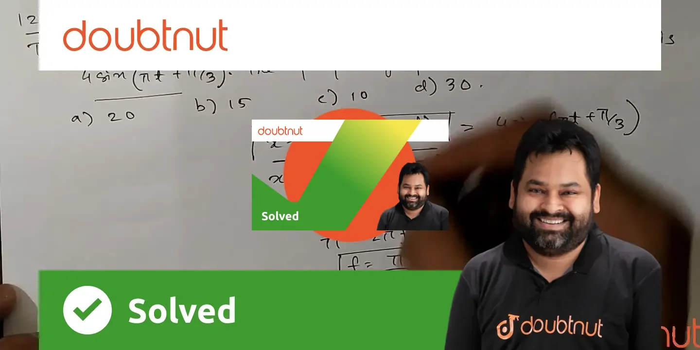 The equation of motion of a body is S.H.M. IS X=4 sin(pit+pi/3). The f