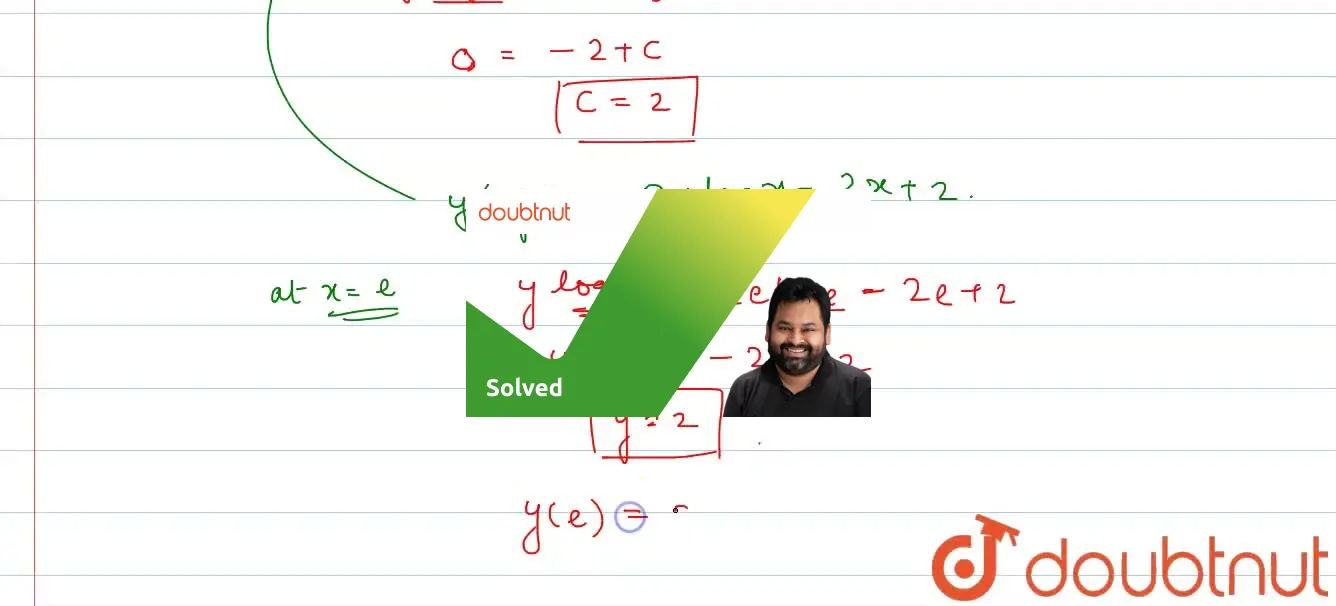 Let y(x) be the solution of the differential equation (xlogx)(dy)/(dx)