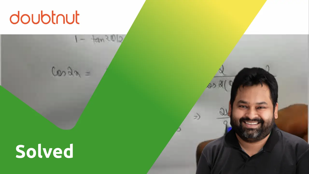 tan((pi)/(4) +(1)/(2)"cos"^(-1)(a)/(b))+ tan((pi)/(4) - (1)/(2)"cos"^(