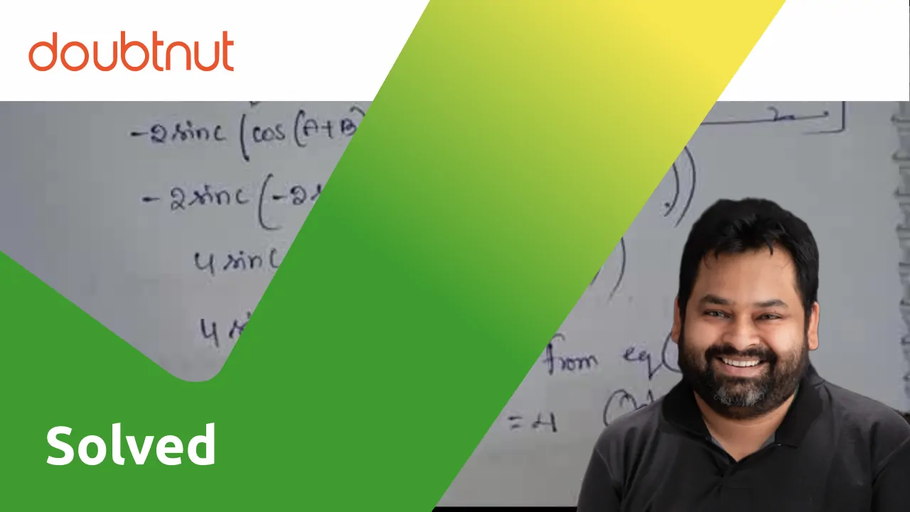 [Telugu] If A+B+C=90^(@) " then " ( cos 2A + cos 2 B+ cos 2C-1)/( sin