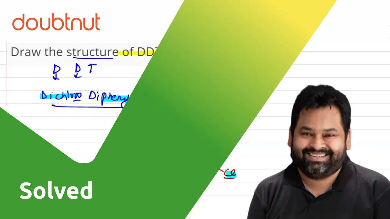 Draw the structure of DDT.