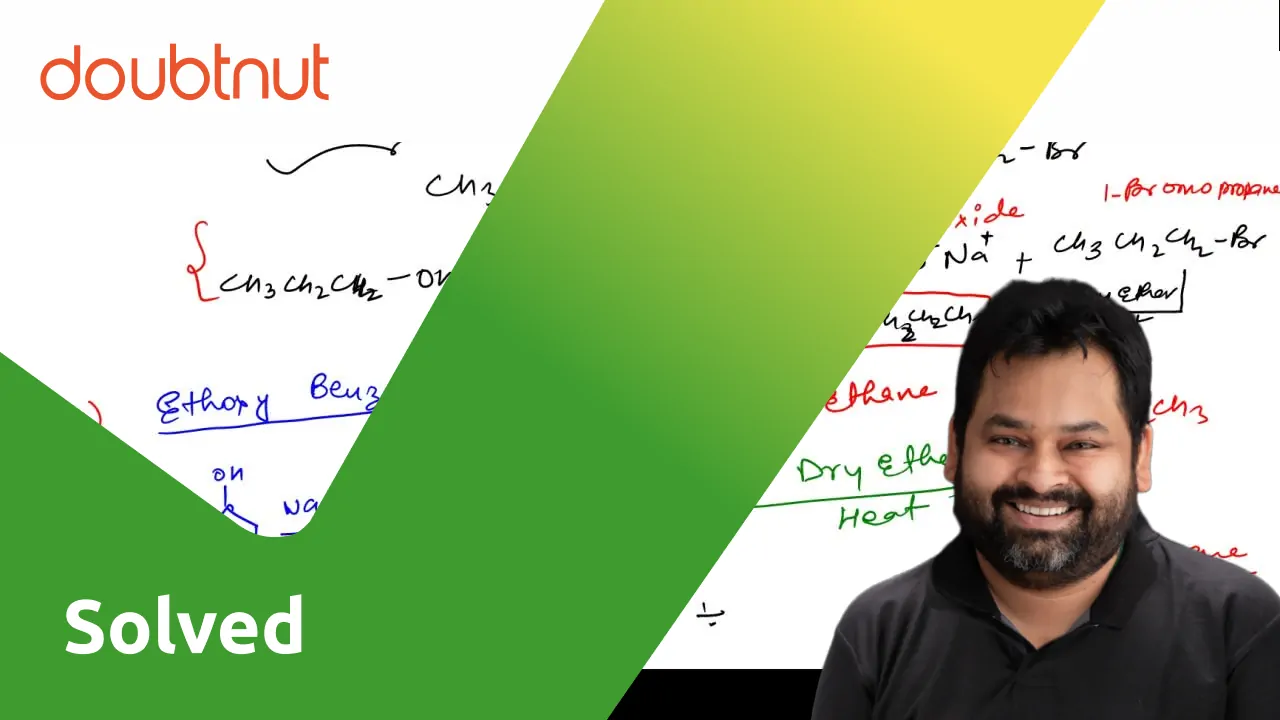 Write the names of reagents and equations for the preparation of follo