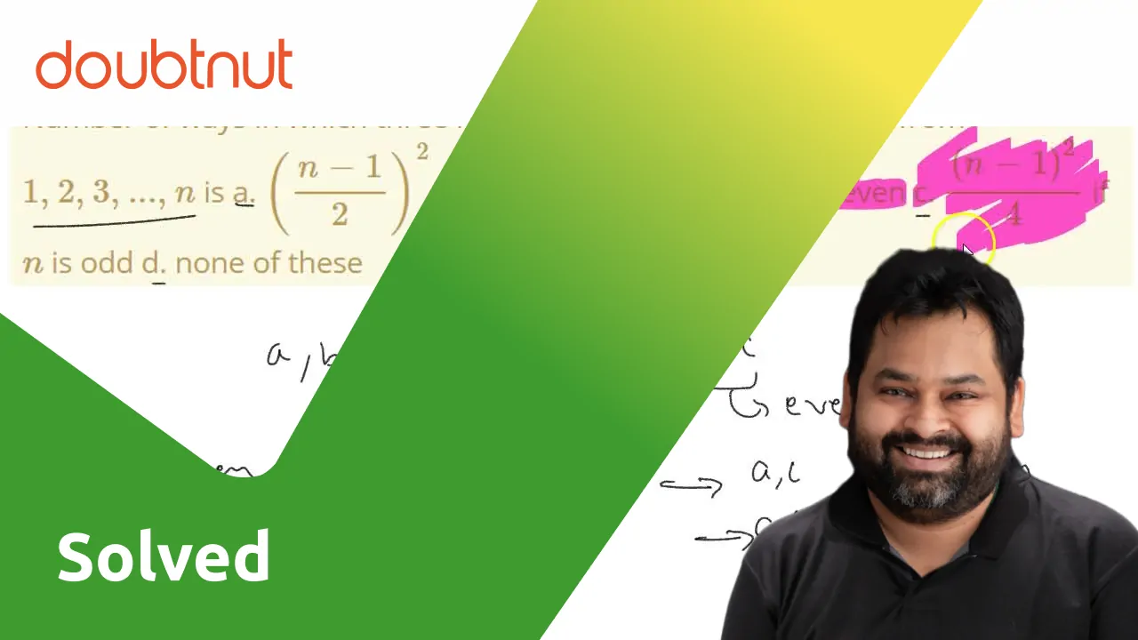 Number of ways in which three numbers in A.P. can be selected from 1
