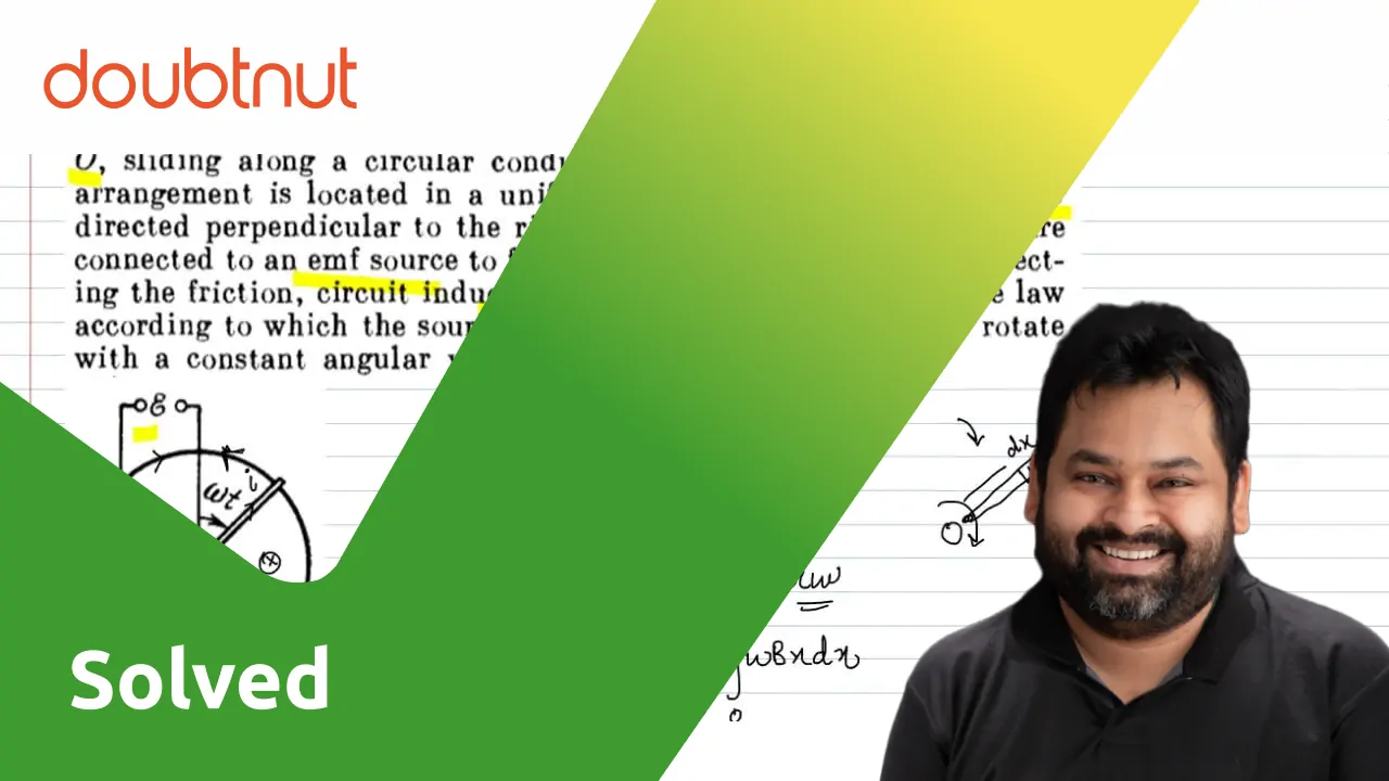 A metal rod of mass m can rotate about a horizontal axis O, sliding
