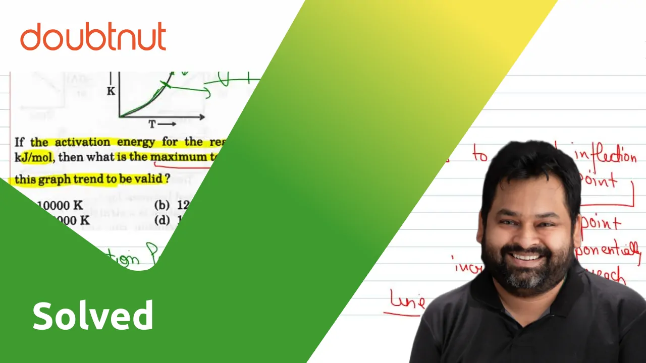 Rate constant vs temperature graph looks like: If the activation energ