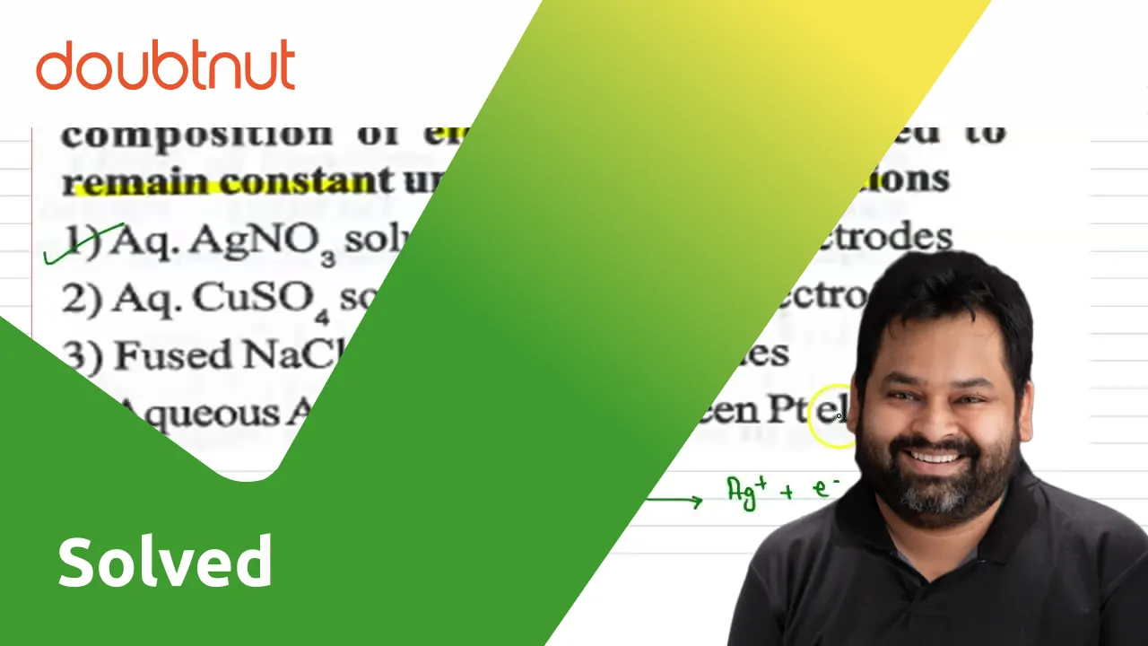 Fused NaCl between Pt electrodes