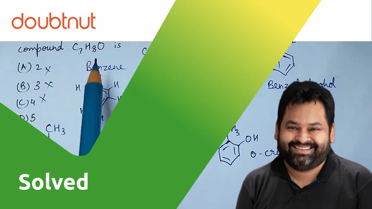 The number of structural isomers for an aromatic compound C7H8O is