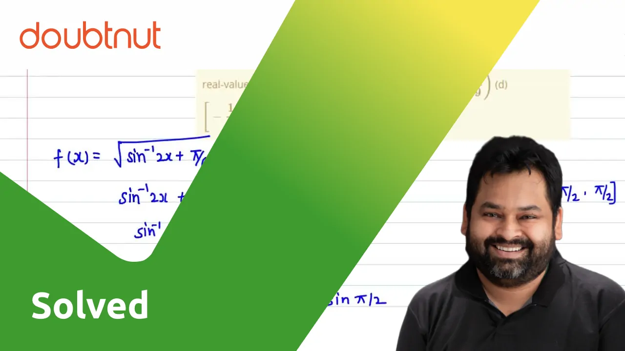 The Domain Of Definition Of The Function F x sqrt sin 1 2x pi 6 The Domain Of Definition Of The Function F x sqrt sin 1 2x pi 6