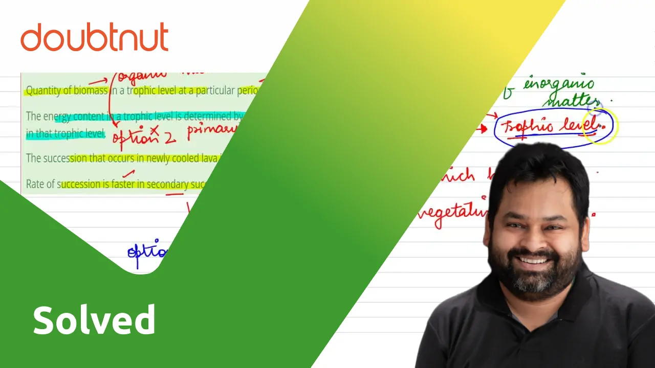 The succession that occurs in newly cooled lava is called primary succ