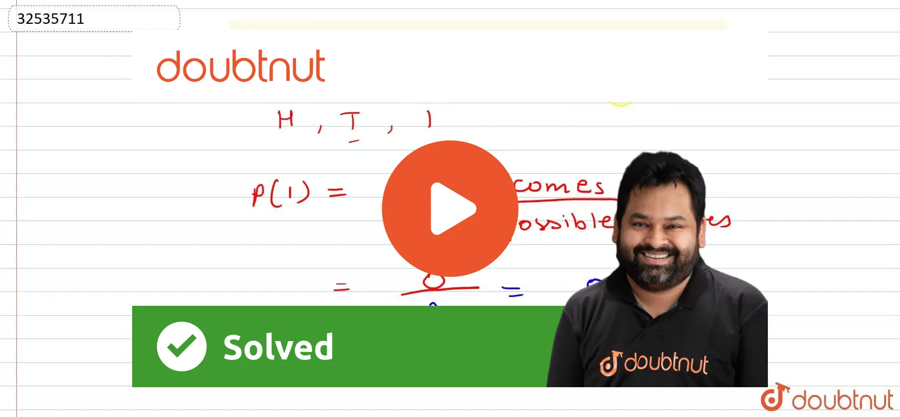 Write the probability of an impossible event.