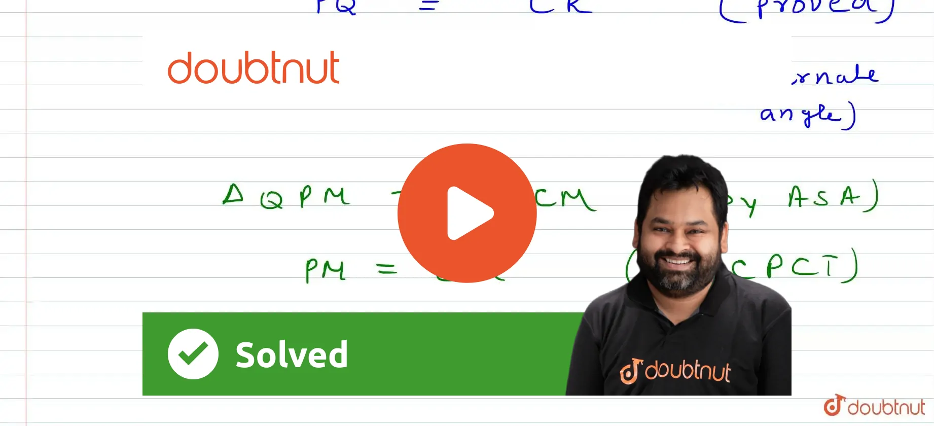In the given figure, ABC is an equilibrium triangle, PQ||AC and AC is