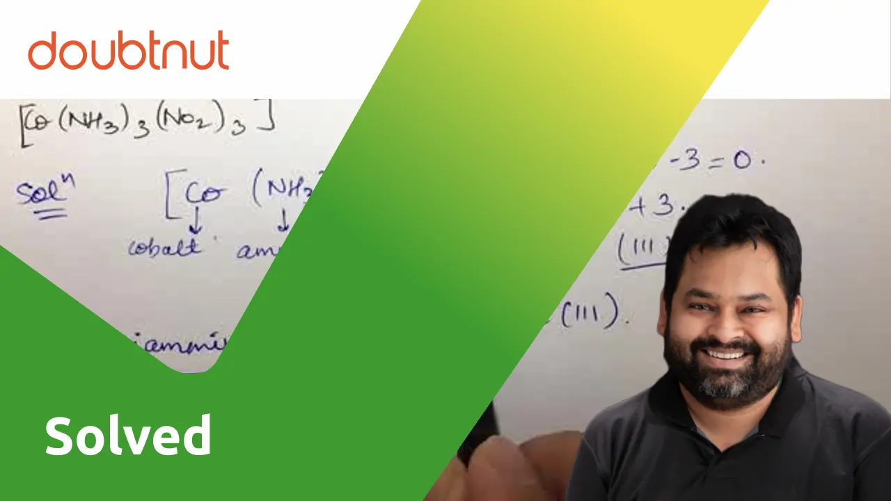 Give the IUPAC names of the following compound [Co(NH3)3(NO2)3]