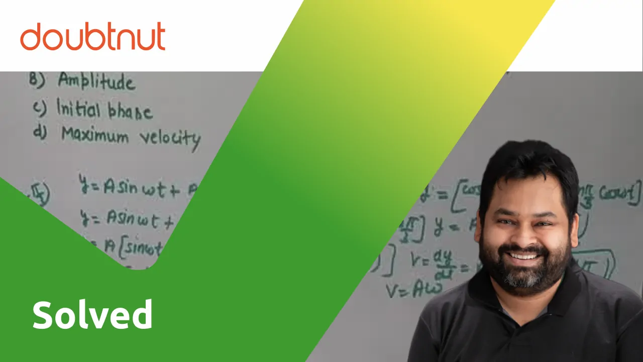In y=A"sin"omegat + A"sin"(omegat=(2pi)/(3)), match the following.