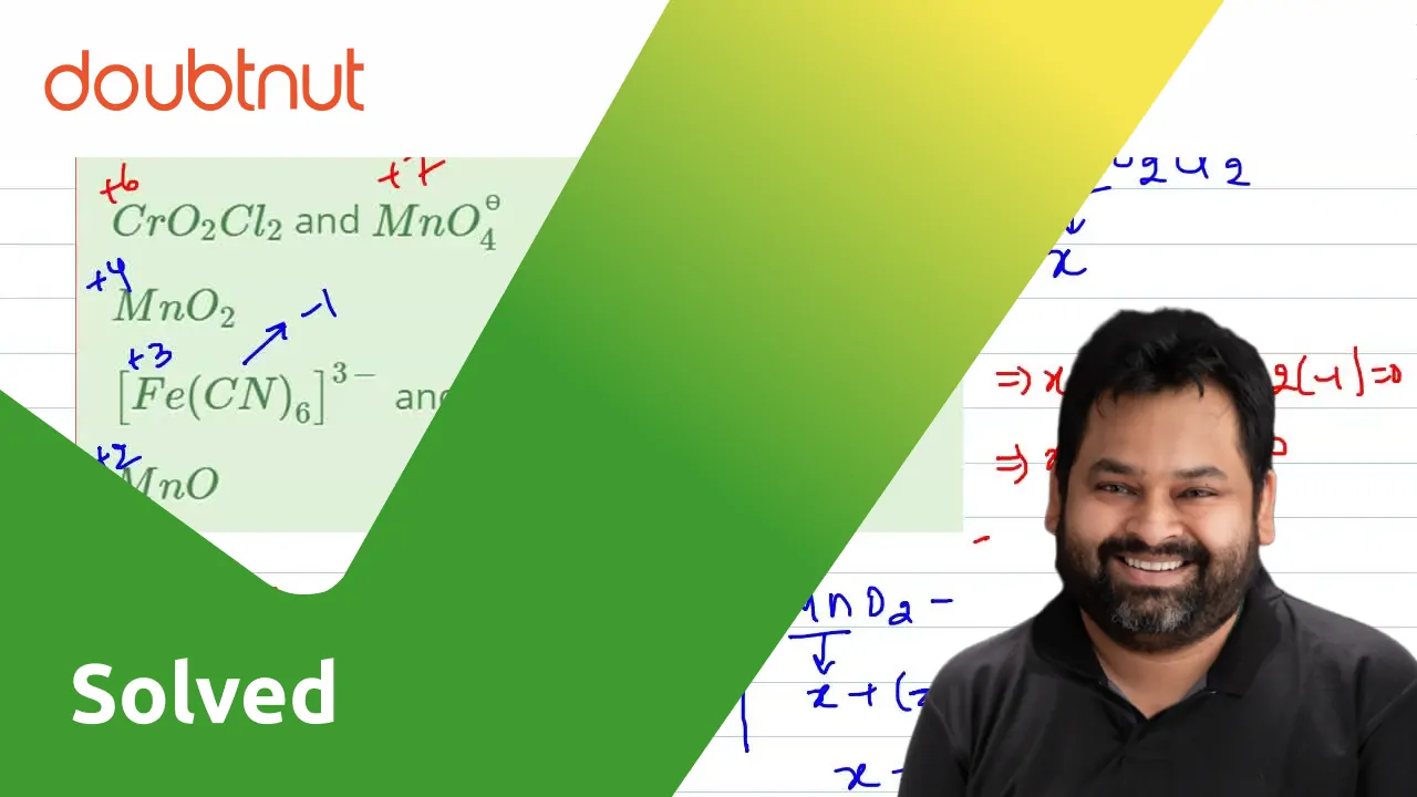 Maximum oxidation state is present in