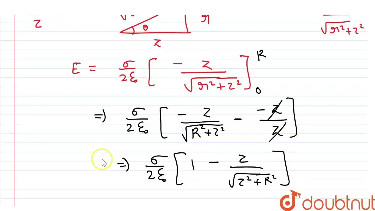 (sigma(1 +(Z/(sqrt(Z^2+r^2))))/epsilon0)