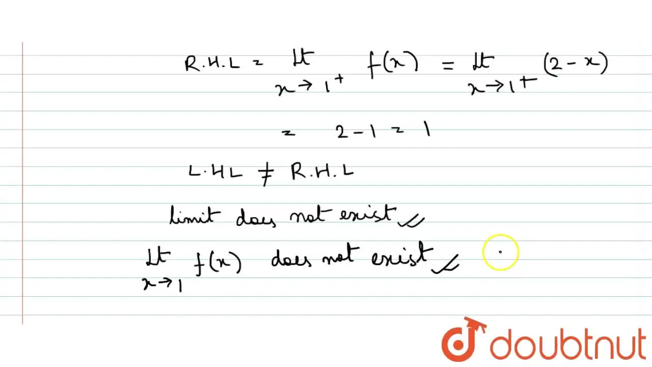 [Bengali] Evaluate the left-and right-hand limits of the function defi