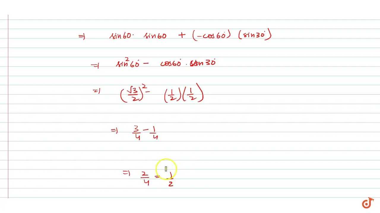 Prove that: sin780^0sin 120^0+cos 240^0sin390^0=1/2