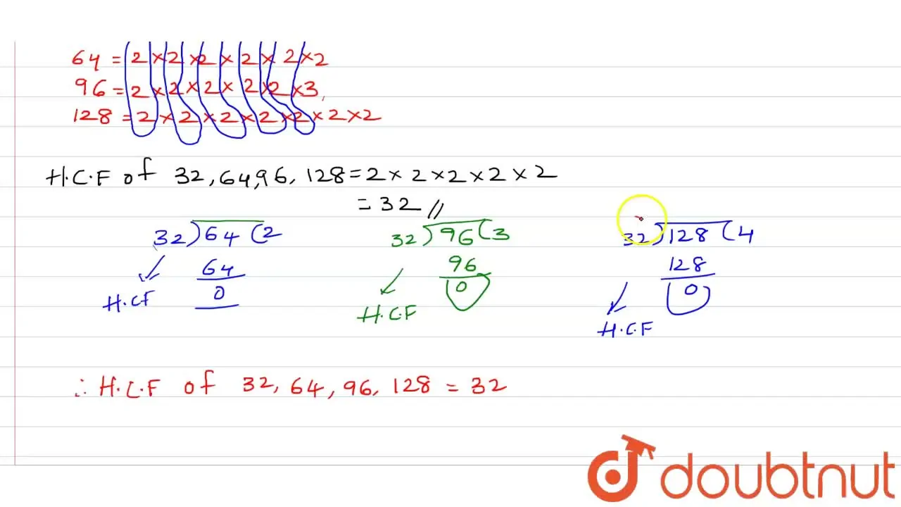 [Telugu] Find the HCF of the number by prime factorisation and continu