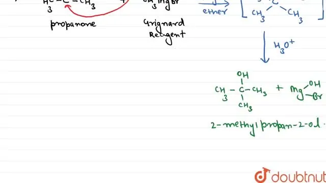 How will you convert : (i) Propanone to 2-methylpropan-2-ol