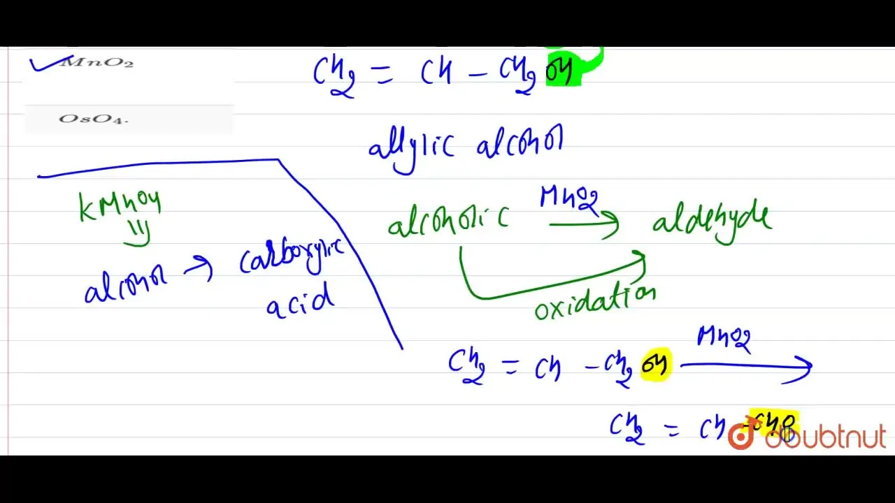Reagent used to convert allyl alcohol to acrolein is