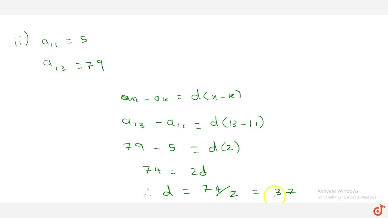 Write the expression an-ak for the A.P. a ,\ a+d ,\ a+2d ,\ ddot