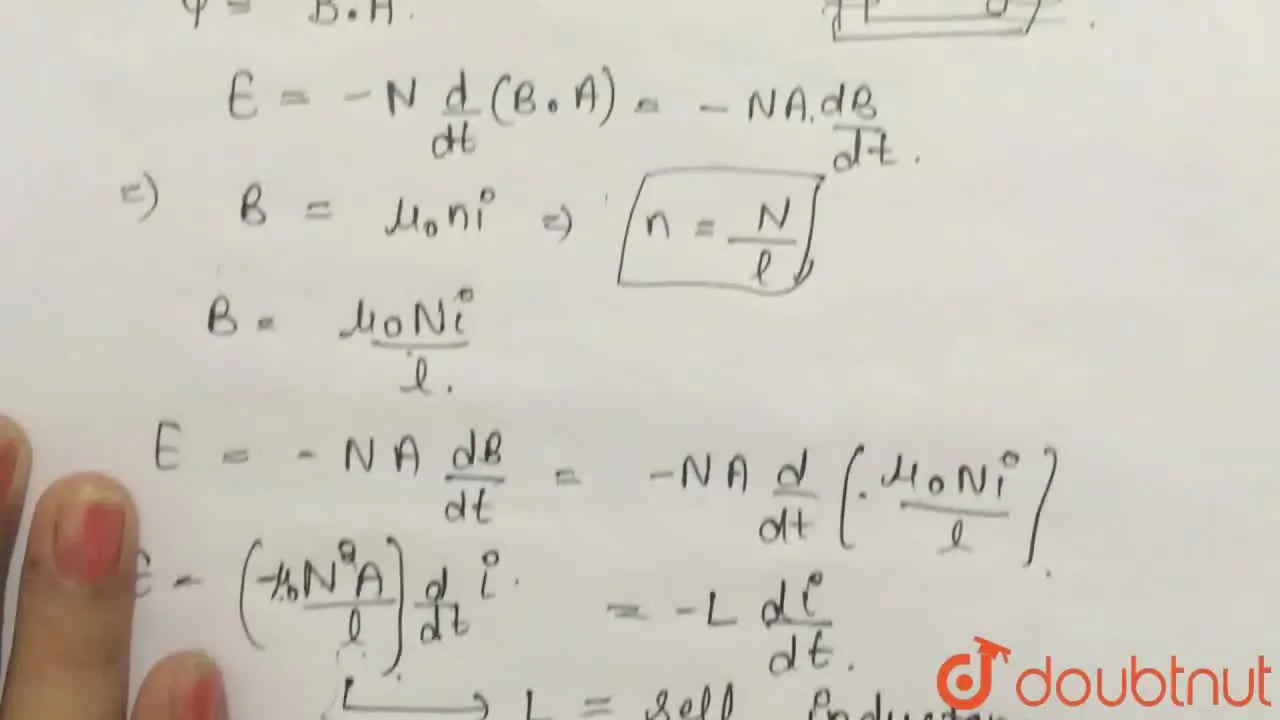 A solenoid is wound over a rectangular frame. If all the linear dimens