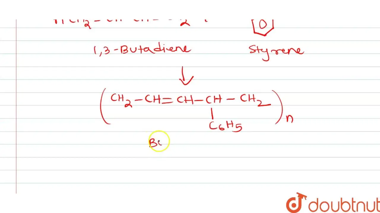 [Odia] Write chemical equation to prepare Buna-S?