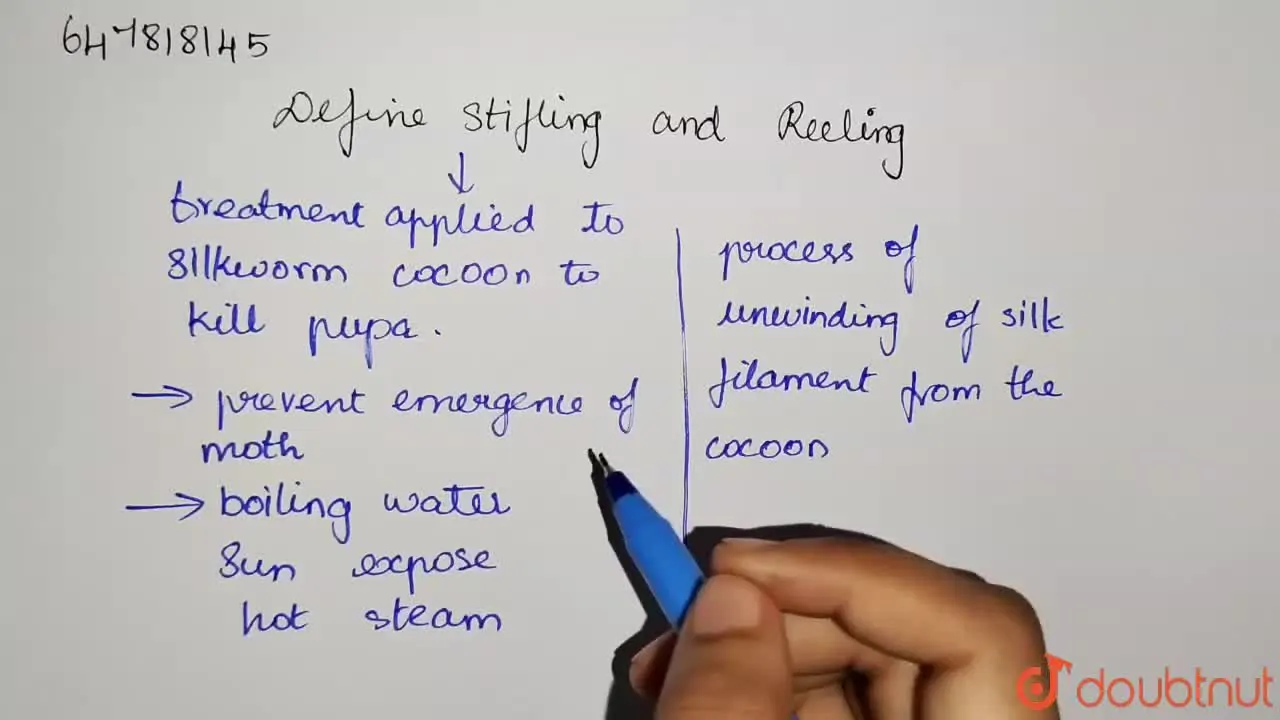 [Tamil Solution] Define stifling and Reeling