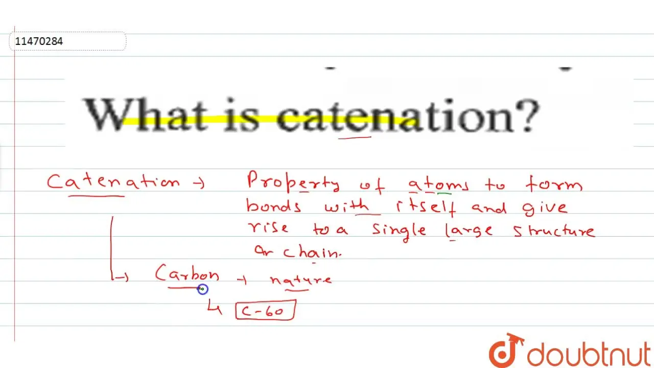 What is catenation?