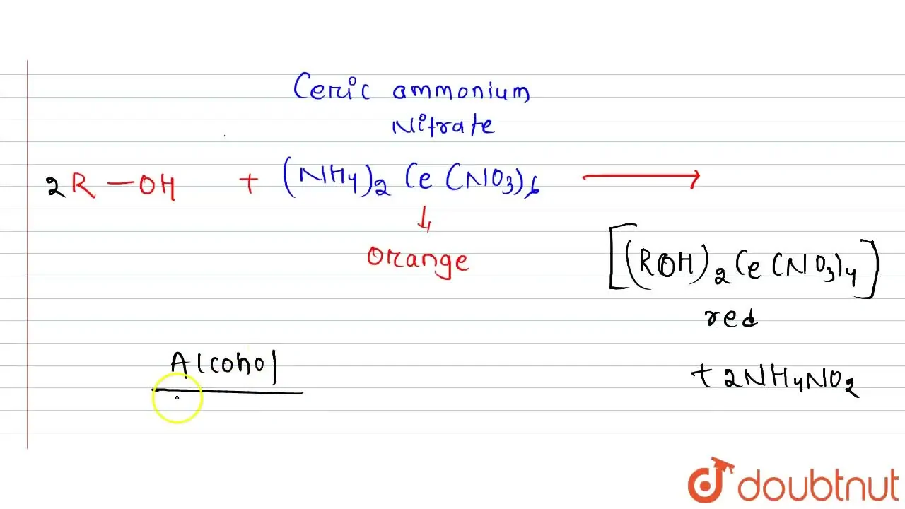 [Odia] A neutral compound gives red colour with ceric ammonium nitrate
