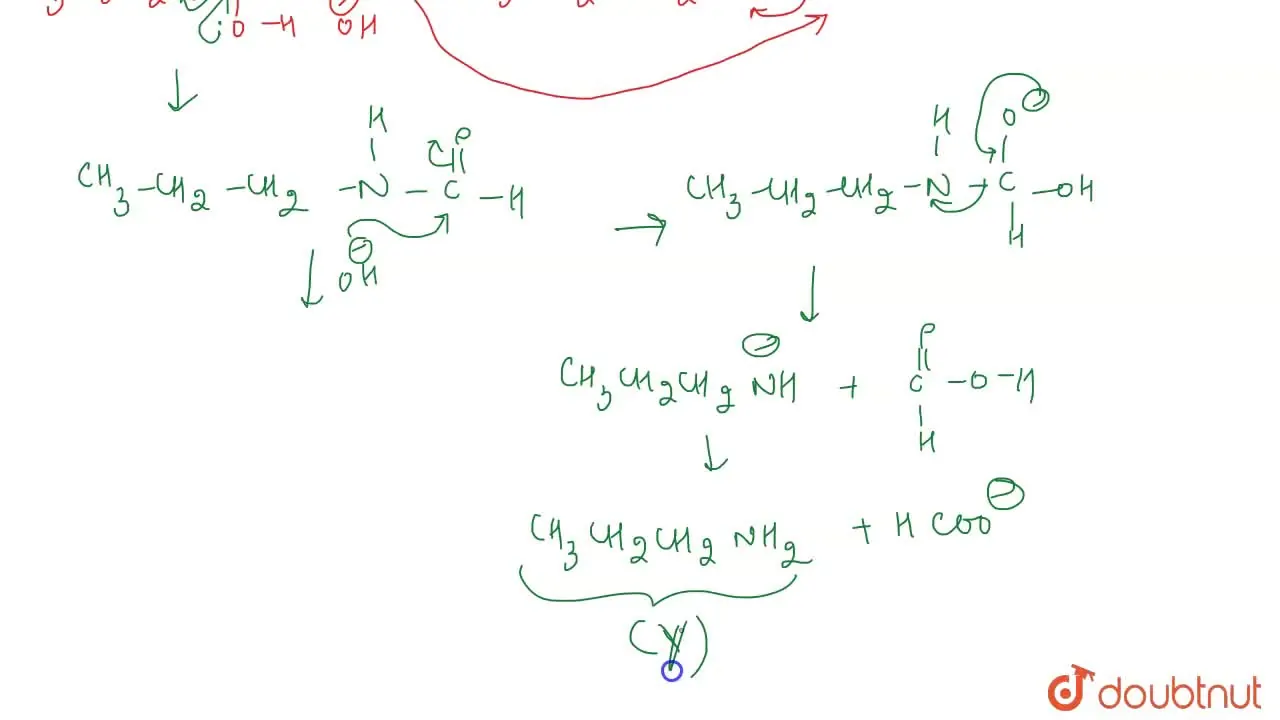 In the reaction sequence CH3-CH2-CH2-Broverset(AgCN) rarr (X) overset