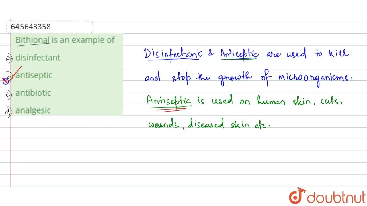 [Odia] Bithional is an example of