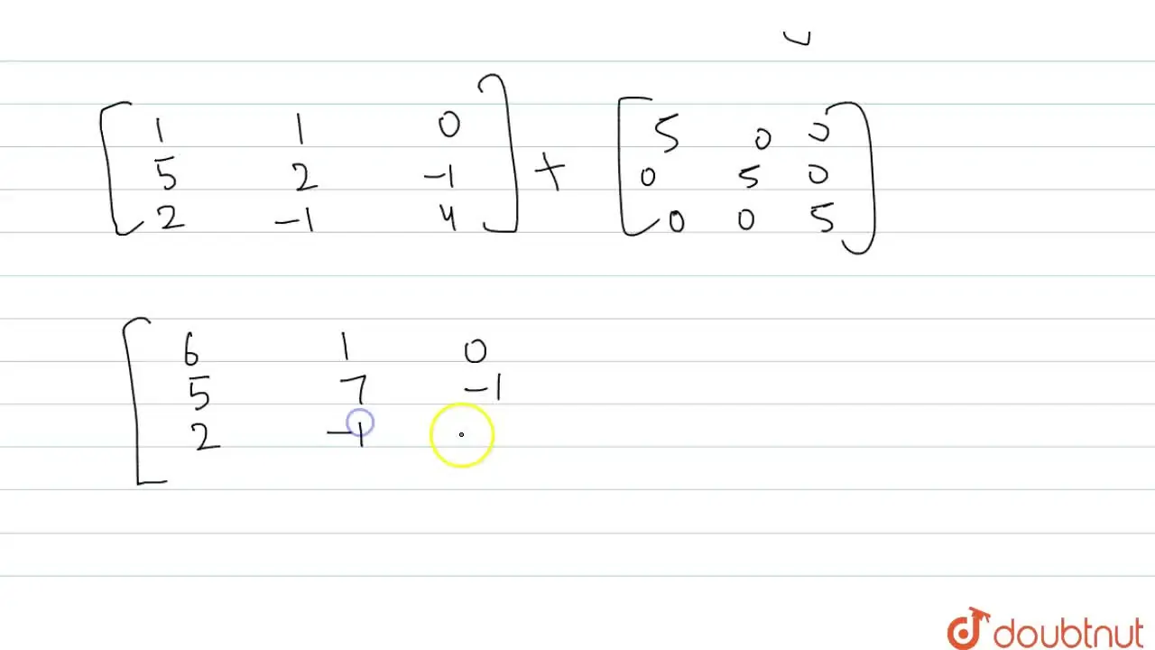 [Punjabi] If A = [[2,0,1],[2,1,3],[1,1,0]] then find A^2-2A+5I.