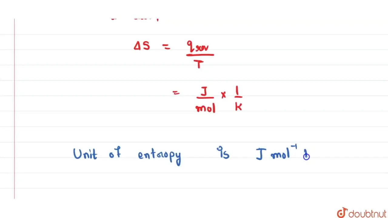 [Gujrati] The SI unit of entropy is