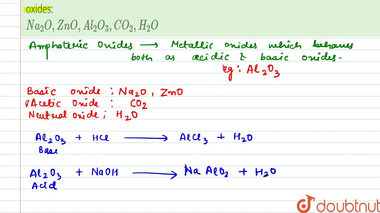 [Punjabi] What are amphoteric oxides? Choose the amphoteric oxides fro