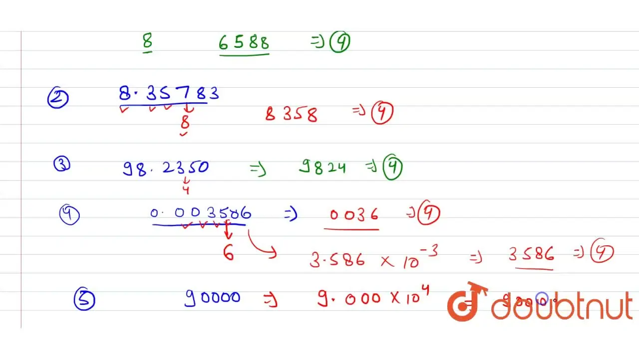 Express the following to four significant figure: i. 6.58768 xx 10^(