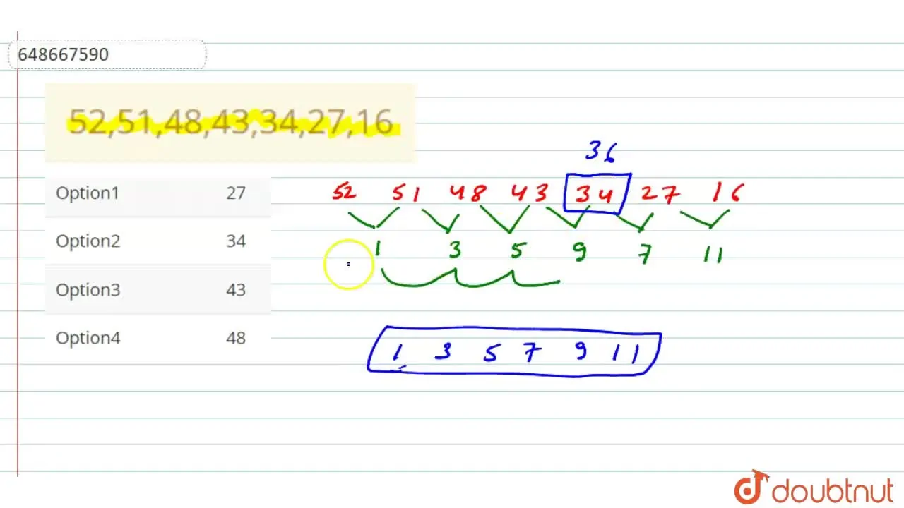 52,51,48,43,34,27,16