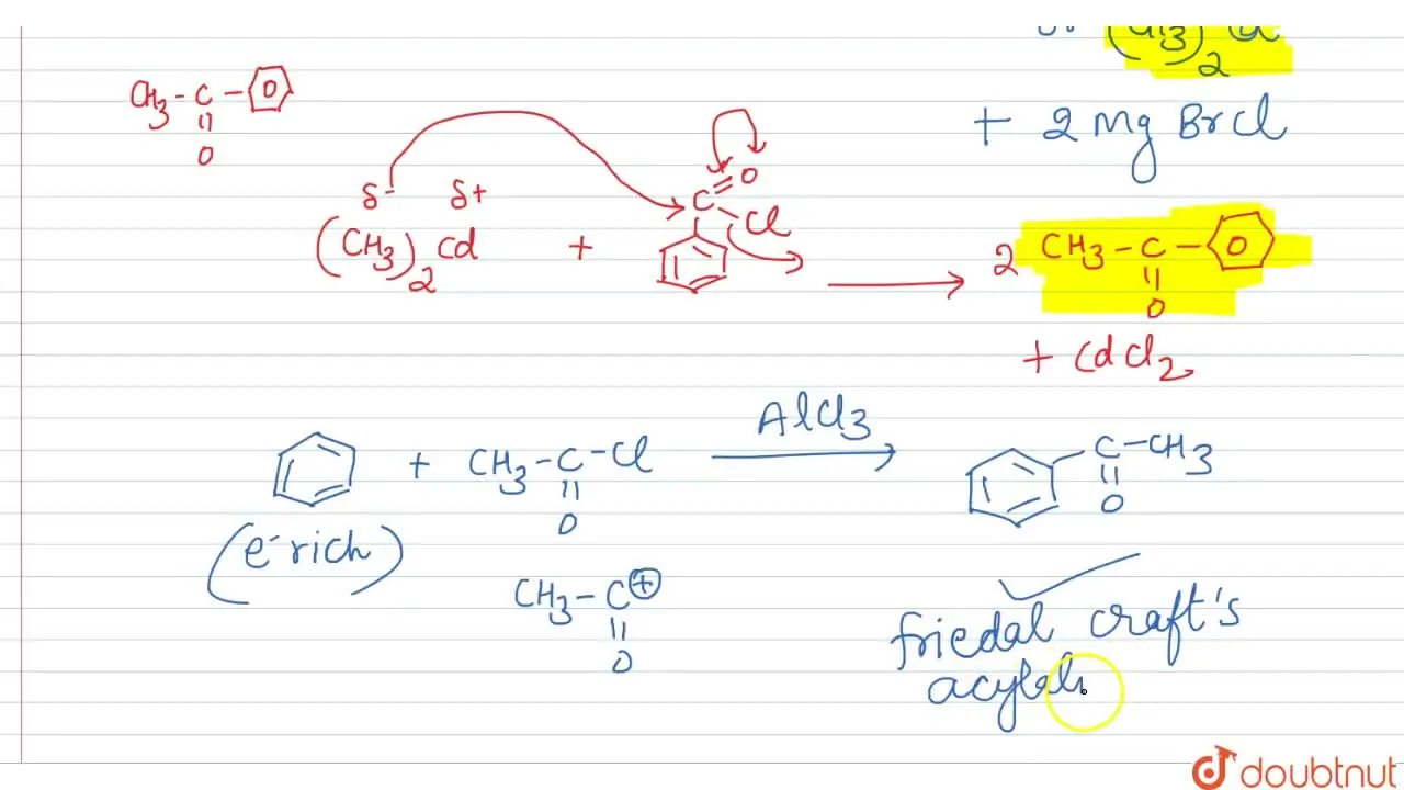 How is dimethylcadmium prepared ? How can it be used to prepare acetop