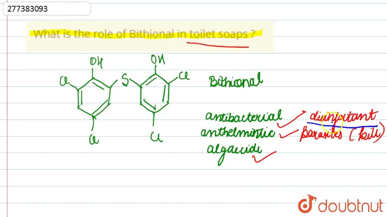 What is the role of Bithional in toilet soaps