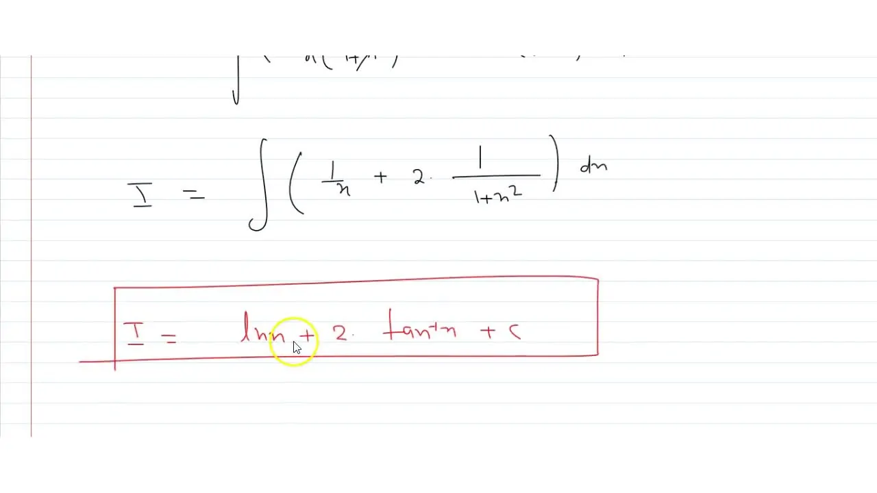 int((1+x)^2)/(x(1+x^2))dx
