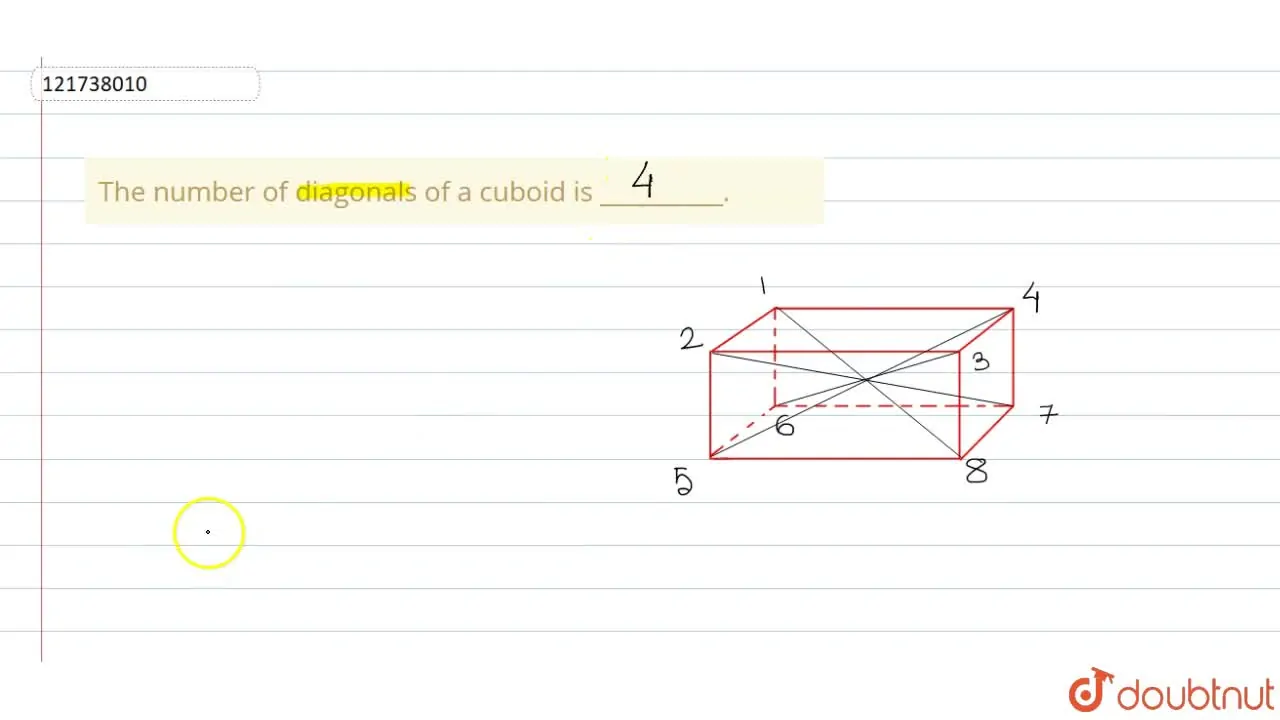 [Bengali] The number of diagonals of a cuboid is