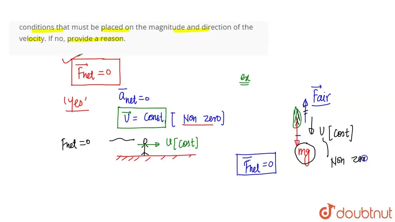 An object experiences a net zero external unbalanced force. Is it poss