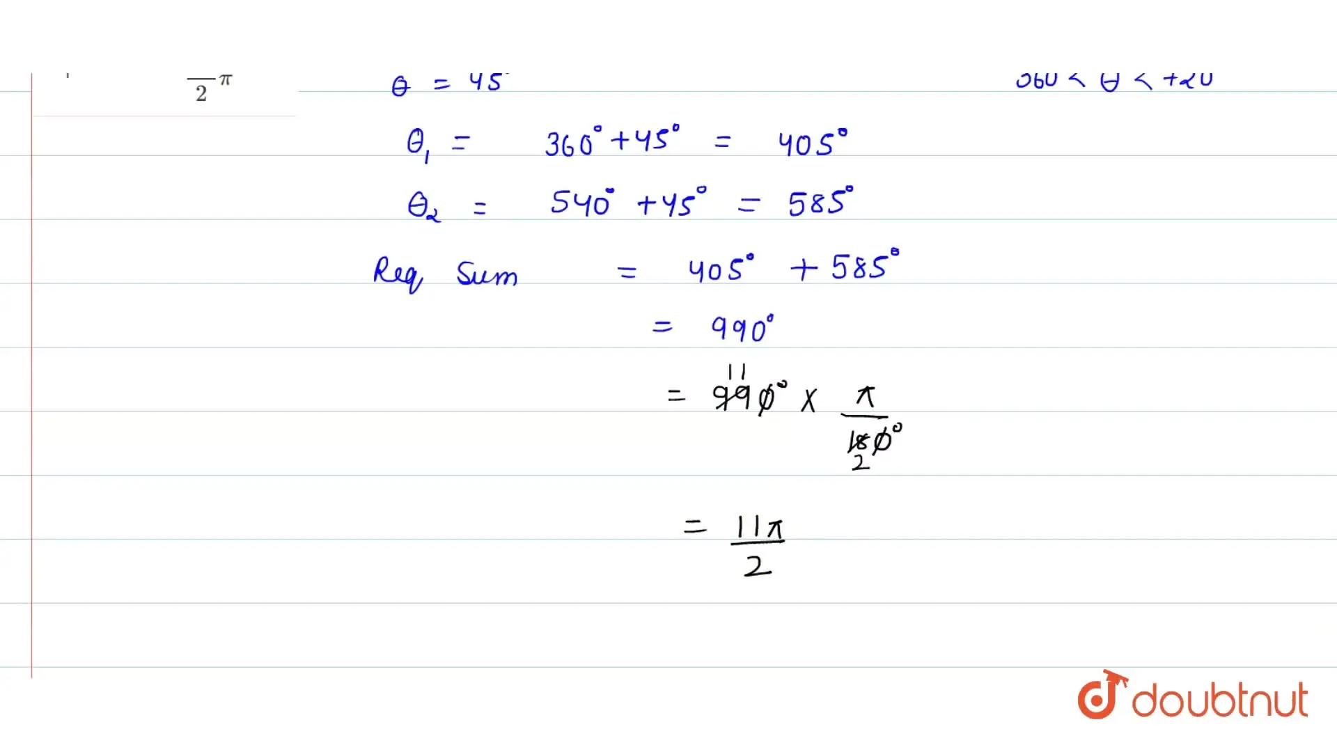 If 2pi lt theta lt 4pi , the sum of all the theta's that satisfy tan t