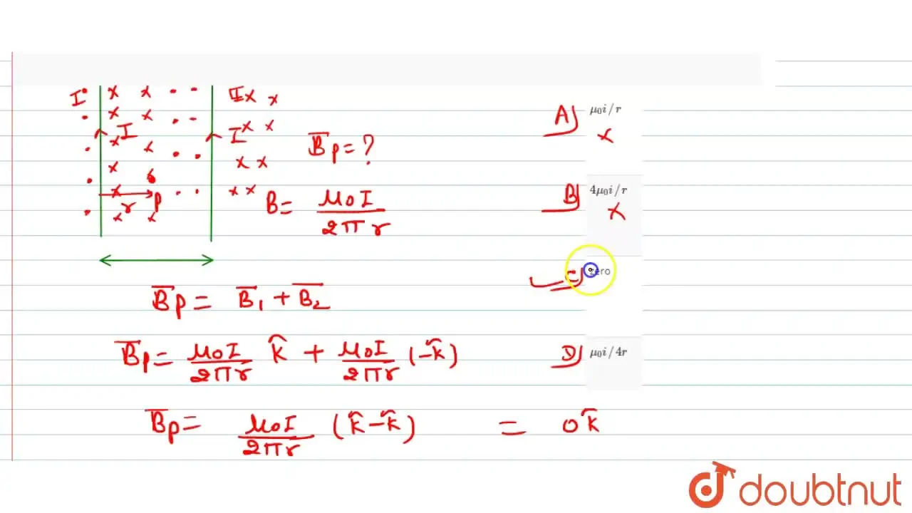 Two long straight wires are set parallel to each other Each carries a