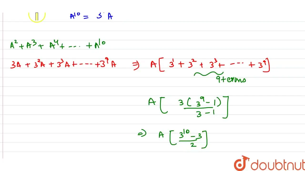 Let A=[a(ij)] be a square matrix of order 3 such that a(ij)=2^(j-i) f